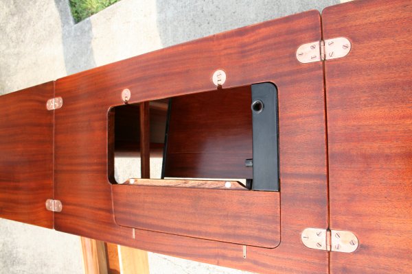 The Singer Art Deco Cabinet is Finished - Super Mom - No Cape!