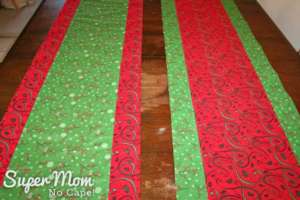 One Hour Version of the 10 Minute Table Runner - Super Mom - No Cape!