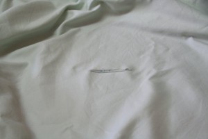 How to Mend a Torn Sheet - Super Mom - No Cape!