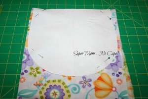 How to Make Two Drawstring Bags from Two FQs - Super Mom - No Cape!