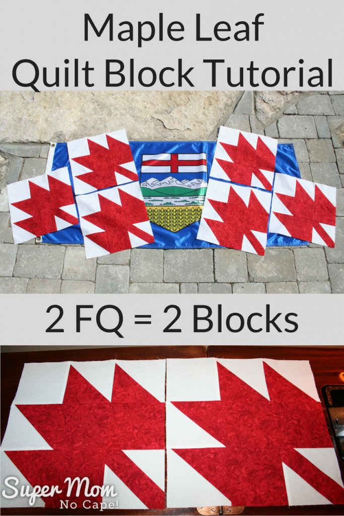 Maple Leaf Block Tutorial - Step by Step Instructions