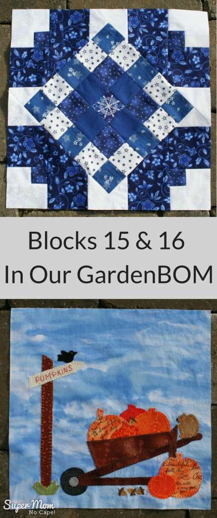 September In Our Garden - Blocks 15 and 16 - Super Mom - No Cape!