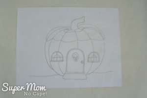 Pumpkin Gnome Home Mini Quilt Pattern - Easy Fusible Applique