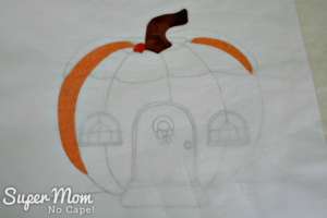 Pumpkin Gnome Home Mini Quilt Pattern - Easy Fusible Applique