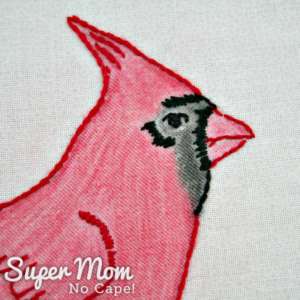 Cardinal Embroidery Pattern - An Easy Stitch Project