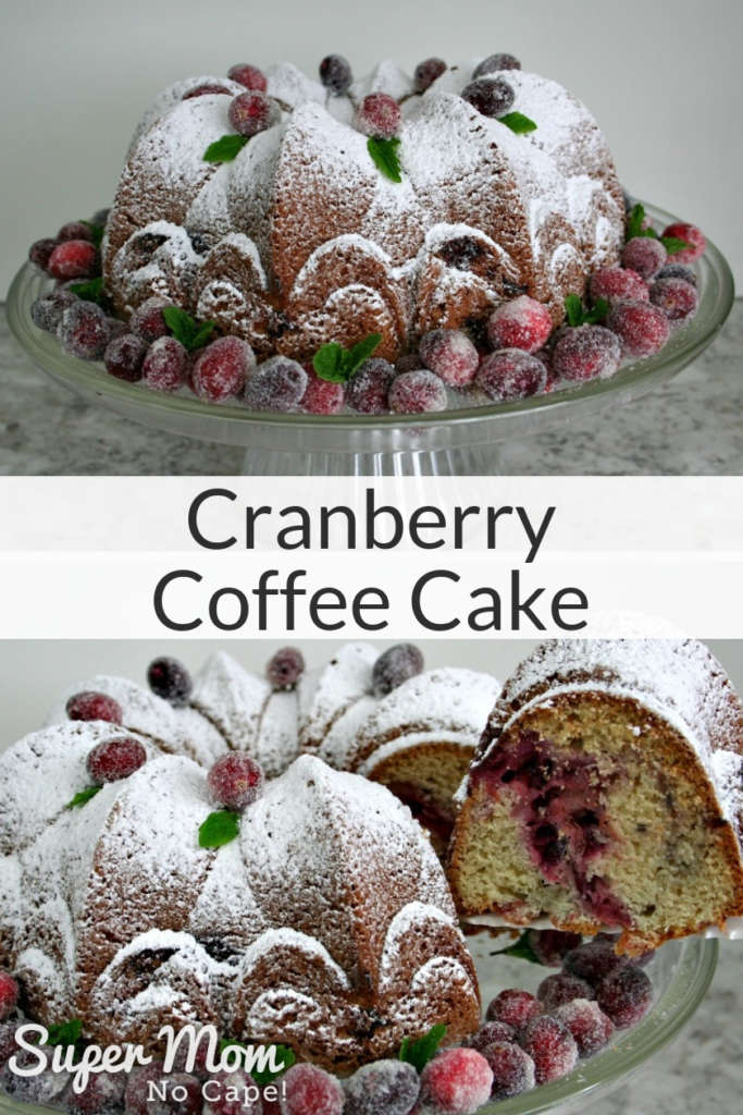 Cranberry Coffee Cake - Not Too Sweet with a Touch of Tartness
