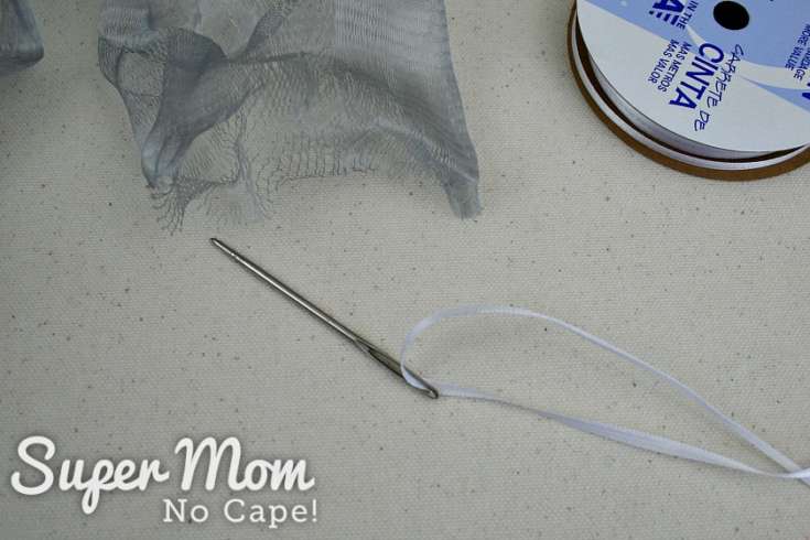 How to Fix an Unraveled Shower Puff - Super Mom - No Cape!