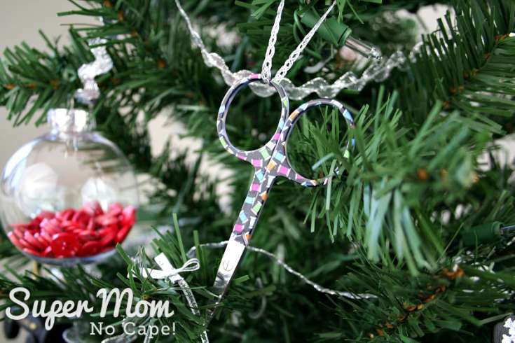 Sewing Themed Christmas Tree - Super Mom - No Cape!
