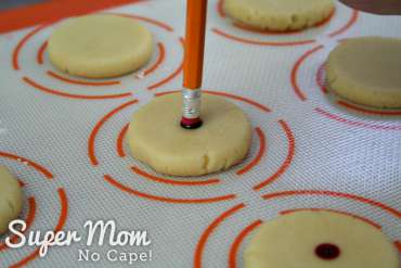 Red Dot Almond Cookies for Chinese New Year - Super Mom - No Cape!