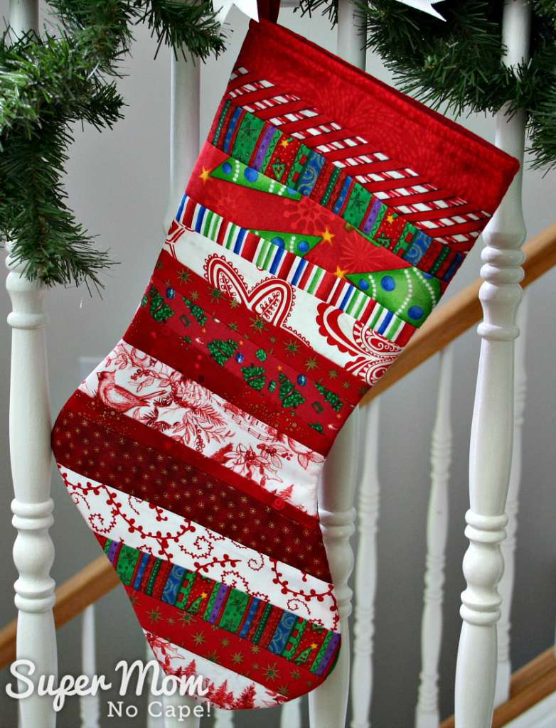 More Quilt As You Go Stockings - Easy Beginner Quilting Project